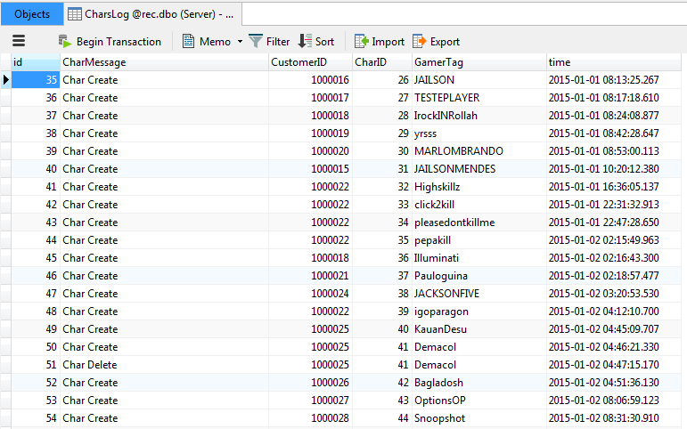[Tutorial]Char create LOG | RaGEZONE - MMO Development Forums