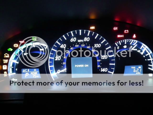 Better instrument panel pictures from my '12 XLE hybrid. | Toyota ...