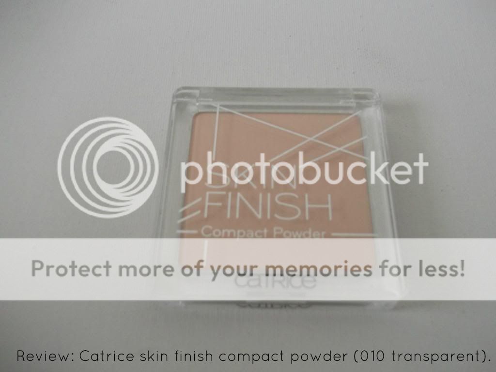 Review: Catrice skin finish compact powder (010 transparent). | talsbeauty